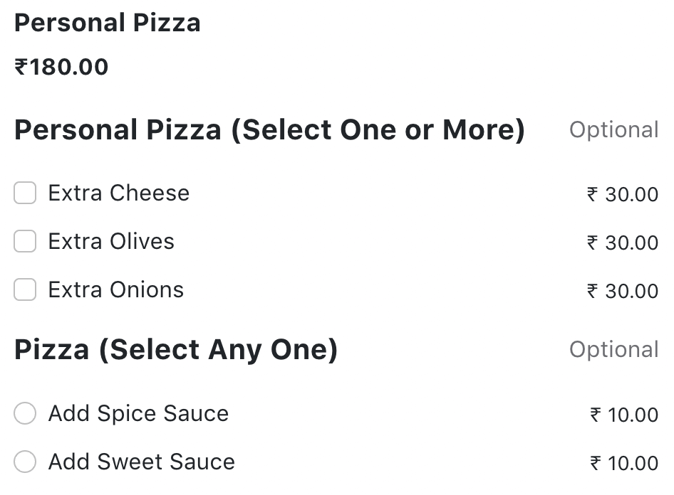 What are add-ons and add-on categories in Menu Item? - Gleeca